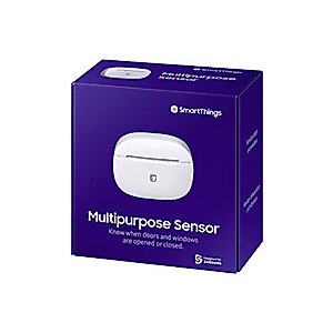 Samsung SmartThings GP-U999SJVLAAA Door & Window Multipurpose Sensor, White, 1 Count (Pack of 1)