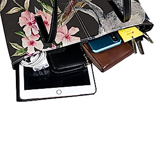 Tote Bag Women Satchel Bag Handbag Stylish Tote Handbag for Women Hobo Bag Fashion Crossbody Bag, Flower Tropical Lemur