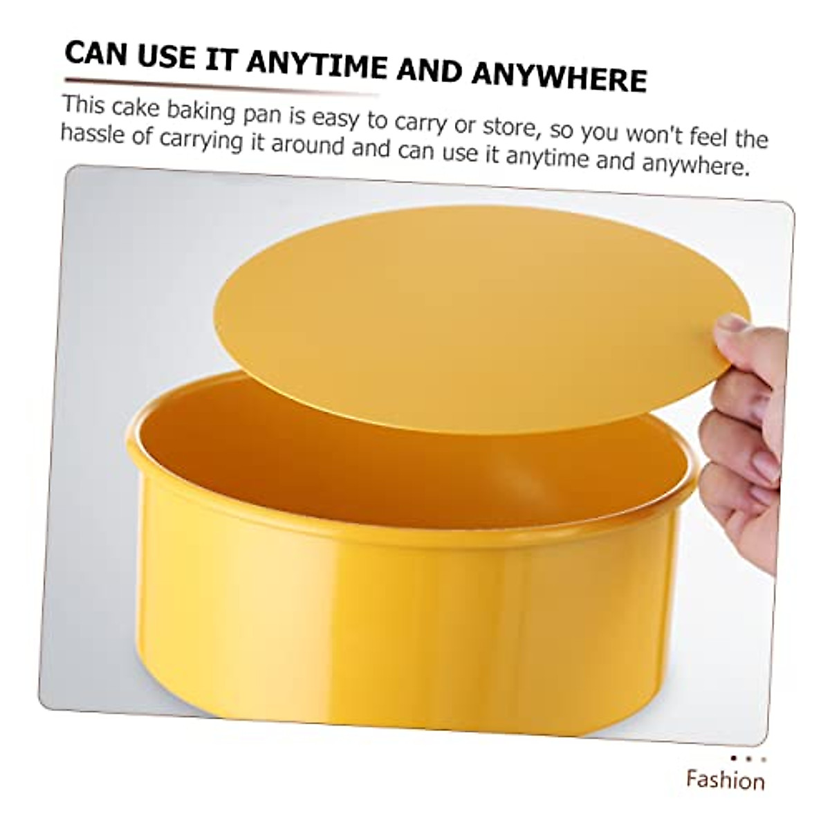 Abaodam 2pcs cake pan mold round cake pan mini cakes circle cake pan 9 inch cake pan deep cake baking pan bread useful baking tray baking plate for kitchen oven baking mold food microwave