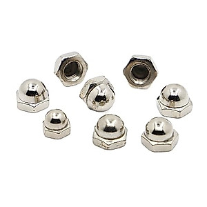 M3 M4 M5 M6 M8 M10 Cap Nuts Decorative Cover Semicircle Head Acorn Nut (Size : M6 20pcs)