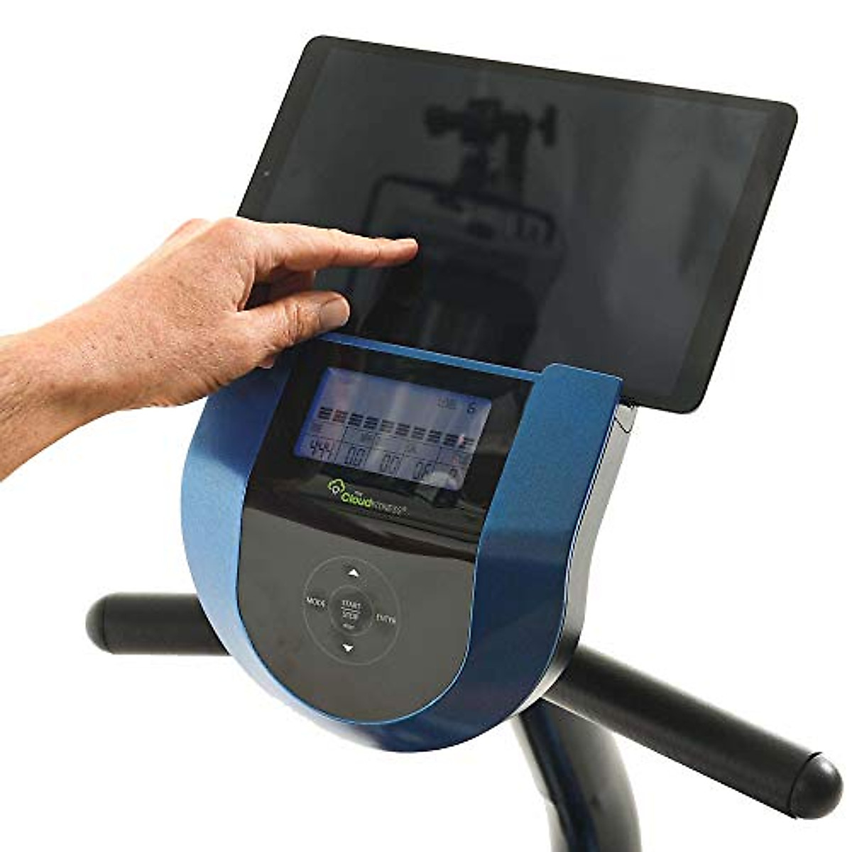 Exerpeutic Recumbent Exercise Bike Bluetooth with 24 Pre-Set Programs | Easy Step Thru| 16 Levels of Resistance