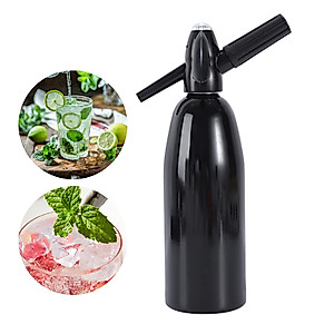 Soda Water Maker, Soda Siphon Bottle, Aluminum Seltzer Water Maker, Soda Water Generator, Soda Water Machine For Making Carbonating Beverages, Soda Machines For Home Kitchen Bar Party