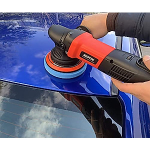 ZOTA Buffer Polisher, 15mm Long-Throw Orbital Polisher, 6-inch Dual Action Polisher 850w Polisher for Car Detailing with Variable Speed Soft Start-RP1506