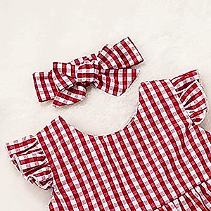 Baby Girls Summer Short Outfits Ruffle Floral Short Sleeve+Ripped Patchwork Denim Shorts Pants with Headband 3Pcs Set