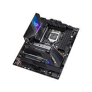 ROG Strix Z590-E Gaming WiFi 6E LGA 1200(Intel 11th/10th Gen) ATX Motherboard (PCIe 4.0, 14+2 Power Stages, DDR4 5333+, Dual Intel 2.5 Gb LAN,Thunderbolt 4, 4xM.2/NVMe SSD and Aura RGB) (Renewed)