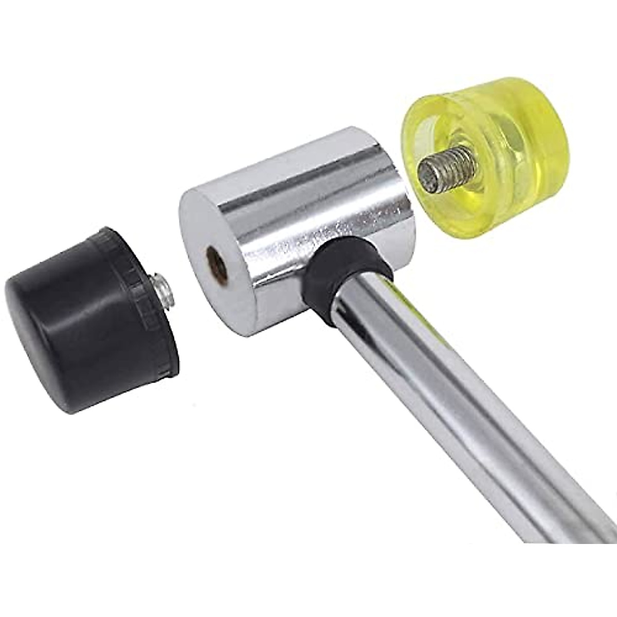 BOOSDEN Double-Faced Soft Hammer Mallet, Rubber Hammer, Soft Hammer for Home Decoration Installation Hand Tool, 25mm