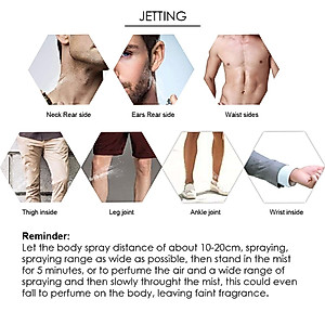 YUYTE Men Cologne Men Perfume Men 50ml Eau de Toilette, Men Classic Cologne Perfume, Long Lasting Mature Gentleman Temptations Sexy Perfume, Classic perfume of colony for men[blue]