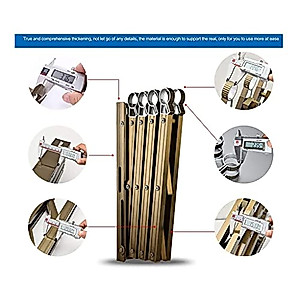 XMCX Airer Laundry Drying Rack Wall Mounted Folding Adjustable Collapsible Space Saver Dryer Bathroom Towel Rail Bar with Windproof Hook Easy Storage (Color : Gold)