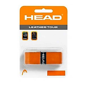 HEAD Leather Tour Tennis Racket Replacement Grip - Racquet Handle Grip Tape,Brown