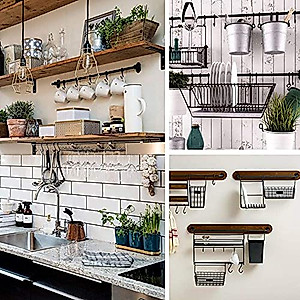 XiangLin Pack of 10 Heavy Duty S Hooks S Shaped Hooks Hanging Hangers Hooks for Kitchen, Bathroom, Bedroom, and Office, for Pan, Pot, Coat, Bag, Plants (3.5x2.4'', White)