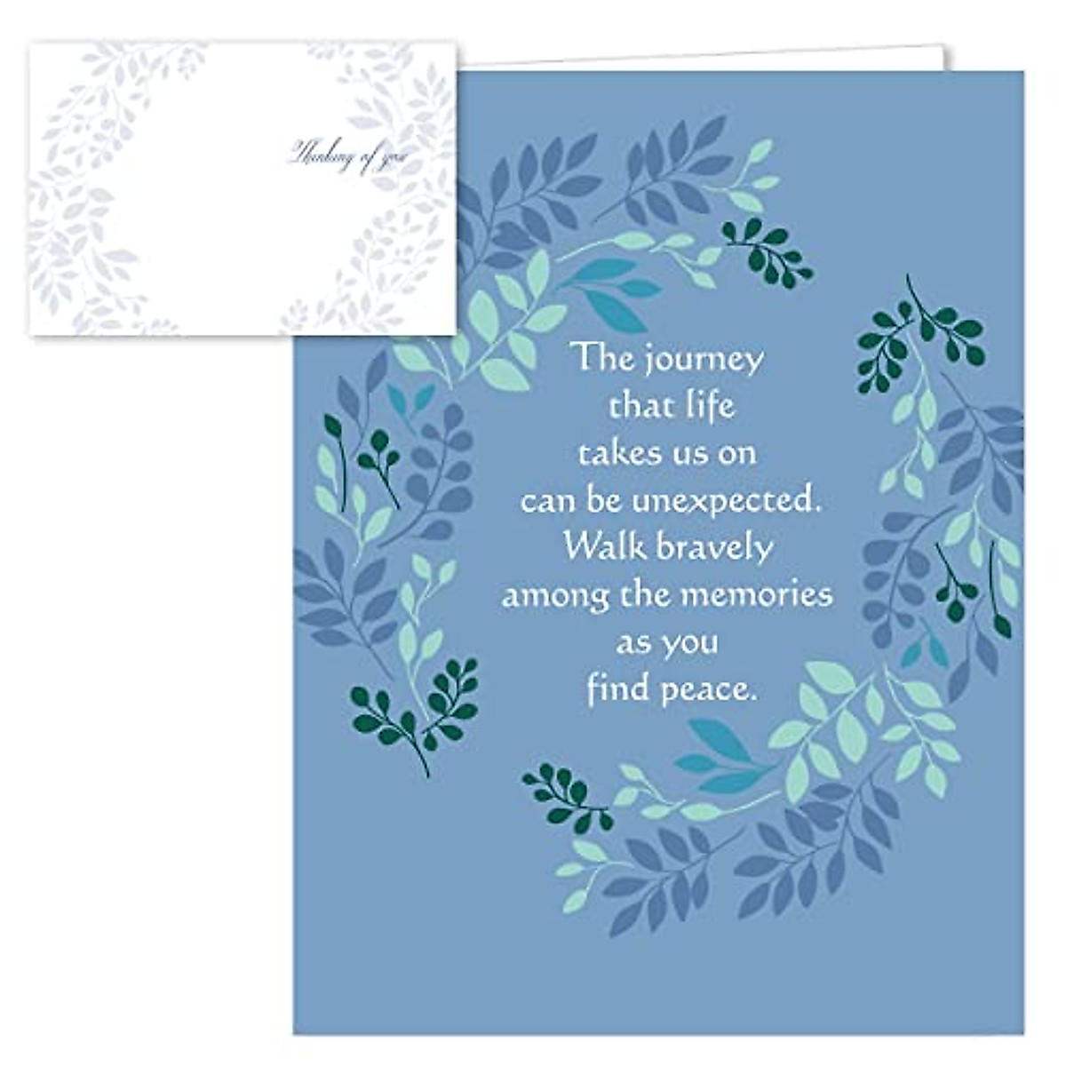 Heartfelt Sympathy Card Pack / 25 Note Cards Set / 5 Warm Comfort Designs / 4 5/8" x 6 1/4" Peace Note Cards/Made In The USA