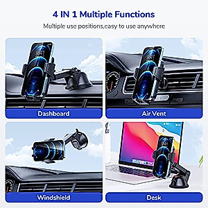 Syncwire Bluetooth 5.1 FM Transmitter for Car with Car Phone Holder Mount