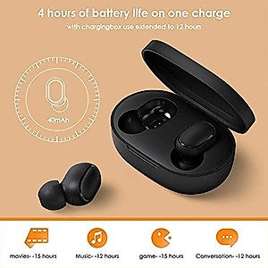 Xiaomi Mi True Wireless Earbuds Basic 2, Wireless Bluetooth 5.0 Headphones Anti-Sweat IPX4 True Stereo Bluetooth Headphones with Microphone