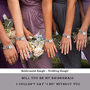 Vonluxy Maid of Honor Gifts from The Bride-Bridesmaid Bracelets Gift Mother of The Bride Gift Wedding Jewelry for Bridesmaids Bride to Be Mother of The Bride Groom Mother in Law Gift for Women