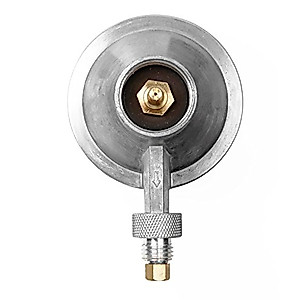 DOZYANT Propane Gas Grill Control Valve Table Top Regulator with a 1"-20 Female Throwaway Cylinder Thread Inlet and an Orifice Outlet