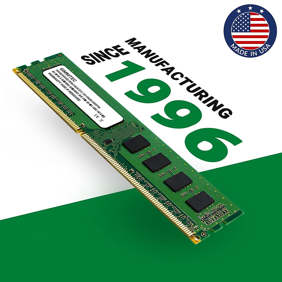 Simmtec RAM 32GB (4x8GB) DDR3 / DDR3L 1600 MHz DIMM PC3L-12800 / PC3-12800 (PC3L-12800U) CL11 2Rx8 1.35V Non-ECC UDIMM 240 Pin - Desktop PC Computer Memory Upgrade Kit
