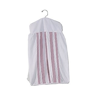 Baby Doll Bedding Soho Crib Diaper Stacker, Pink