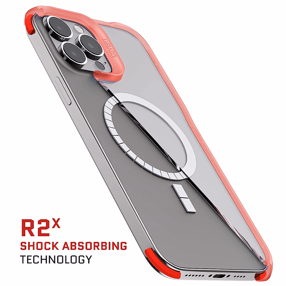 Ghostek Pink MagSafe iPhone 13 Pro Max Case - Anti-Yellow, Slim Fit, Protective Cover for Women (6.7 Inch)