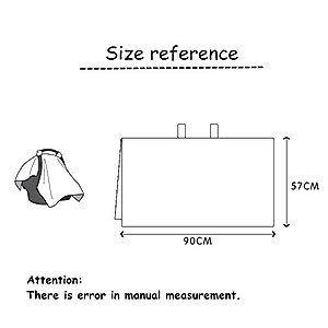 Hi Sprout Breathable Cotton Muslin Canopy Car Seat Cover for Girls and Boys (Little Monkey）