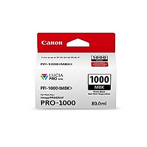 CanonInk Lucia PRO PFI-1000 Matte Black Individual Ink Tank