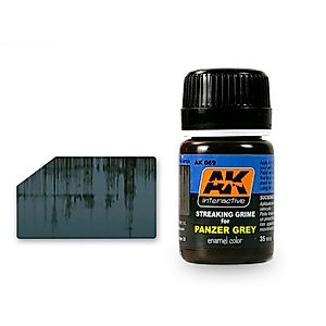 AK Interactive - Streaking Grime for Panzer Grey - AK00069