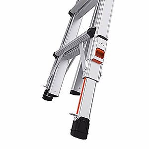 Little Giant Ladders, Epic, M17, 17 foot, Multi-Position Ladder, Aluminum, Type 1A, 300 lbs weight rating, (16817-818)