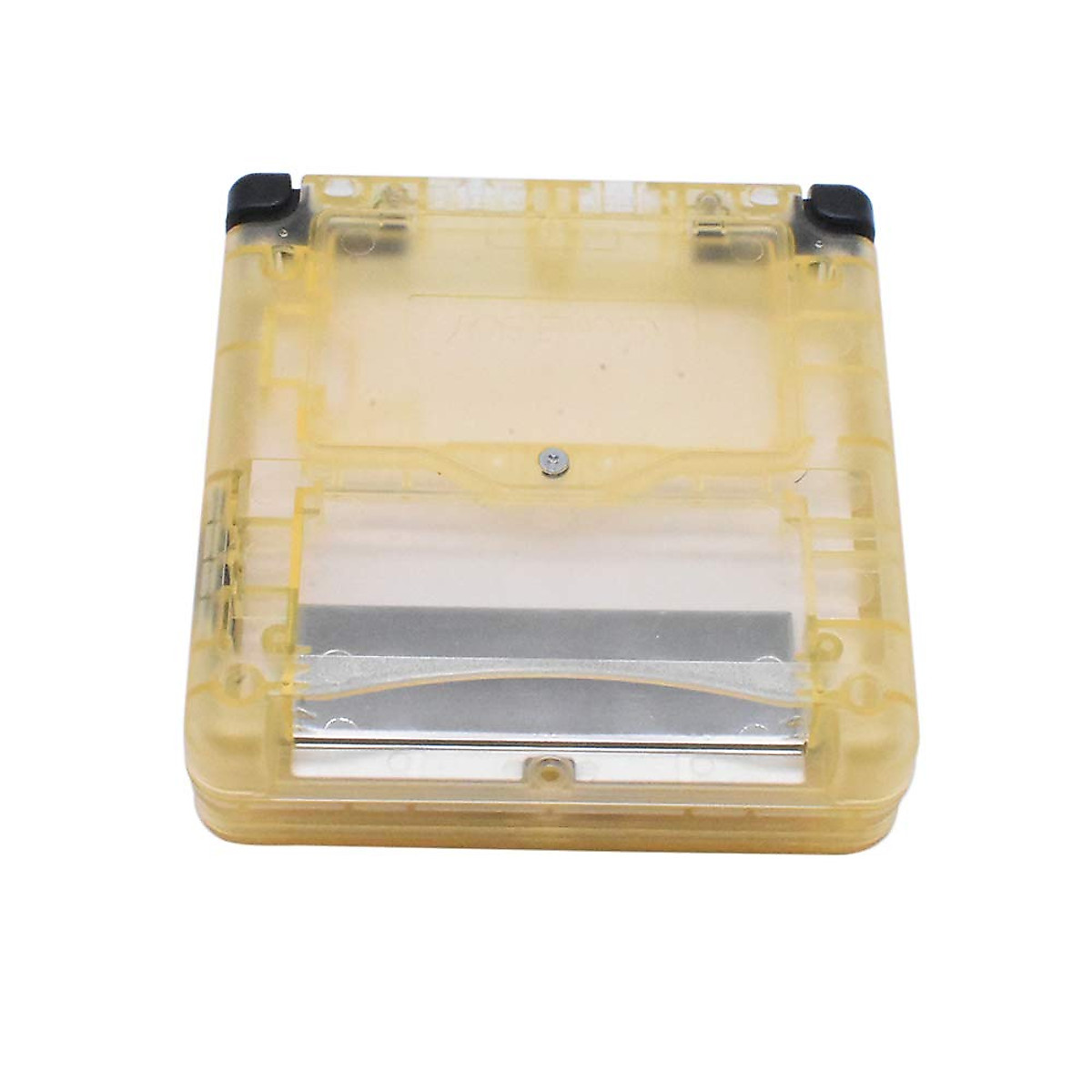 Meijunter Replacement Housing Shell Case for Gameboy Advance SP GBA SP Console(Transparent Clear Yellow)