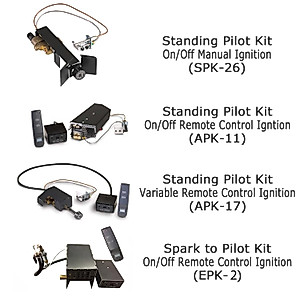 Peterson Real Fyre 18 Inch Charred Oak Log Set With Vented Natural Gas G45 Burner - Match Light