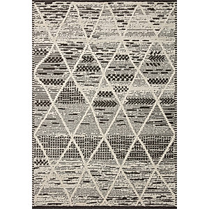 Loloi II Fabian Charcoal/Ivory 7'-10" x 10' Area Rug
