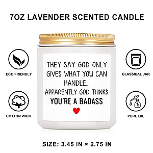 SINSUFUR Get Well Soon Gifts for Women, Men - Breast Cancer Gifts for Women - Get Well, Surgery Recovery, Recovery Gifts for Women, Men, Friends - Encouragement Gifts for Women, 7oz Scented Candle