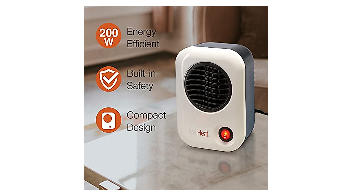 Lasko MyHeat Mini Space Heater - Efficient Comfort Anywhere
