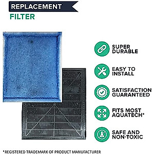 JSHD Aquarium Filter Cartridge,for Aqua tech 30 to 60 Filters, Aquarium Filters for Aqua-tech ez-Change 3 Power Aquarium Filter,Fish Filter Cartridge fits 55 Gallon Fish Tank Filter(6 pcs)