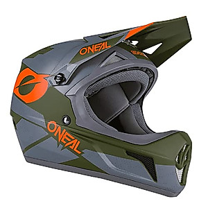 O'Neal Sonus Deft Mountain Bike Helmet Olive/Orange XL