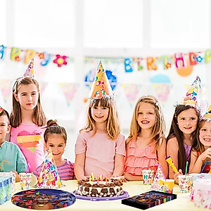 40 Pack Five Nights Party Supplies - 20 Plates & 20 Napkins for Birthday Party Decoration