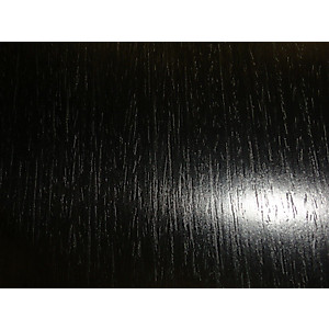 Ebony Black Composite Wood Veneer 23" x 7" raw no Backing 1/42" Thickness # 633