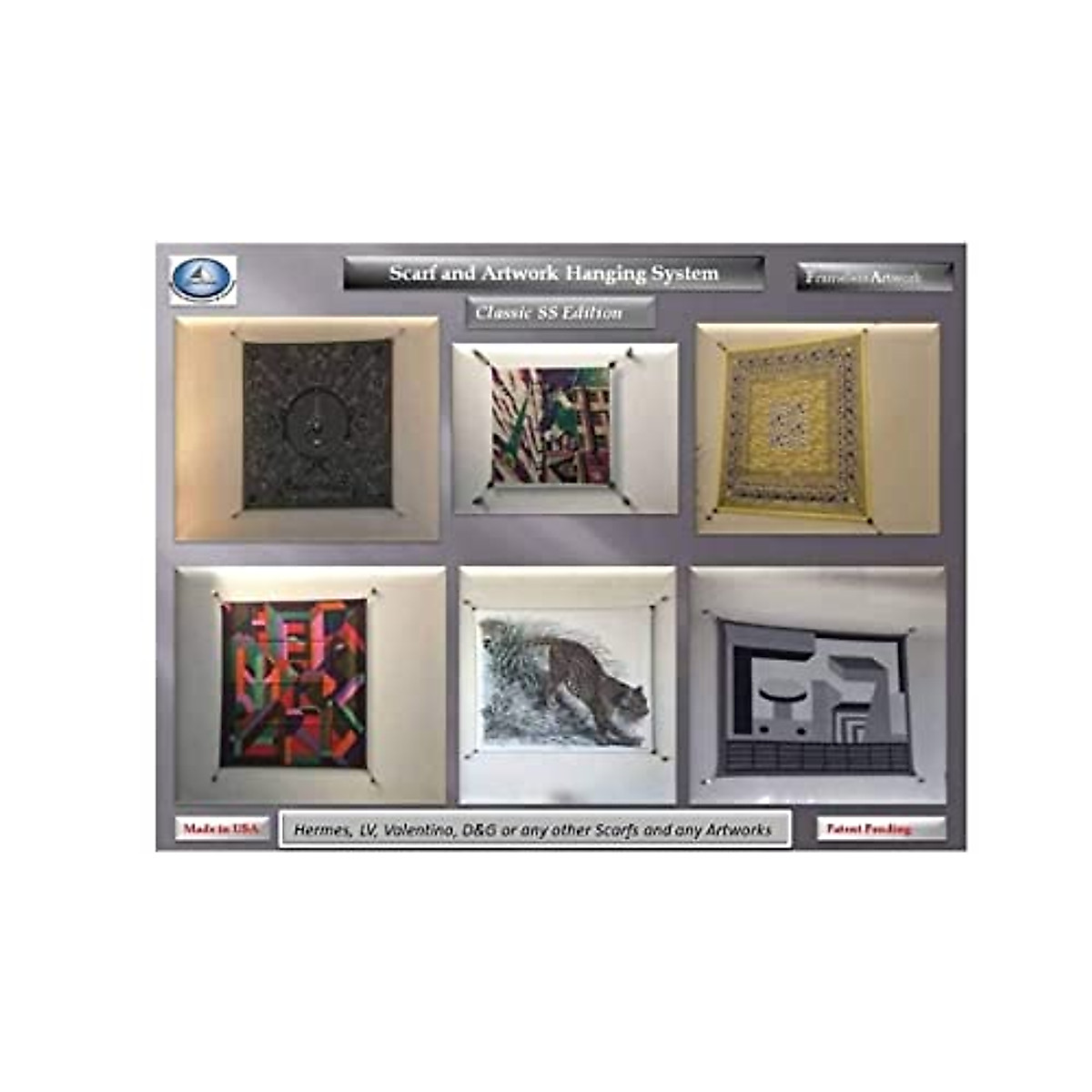 Scarf and Artwork Hanging System