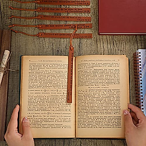 20 Pcs Leather Christian Bookmarks with Tassels Inspirational Bible Bookmarks Scripture Leather Bookmark Bible Verse Religious Bookmarks for Men Women Book Reading Bookworm Book Lovers Readers Gifts