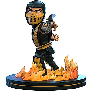 QMx Quantum Mechanix Mortal Kombat Scorpion Q-Fig Yellow 4 inches