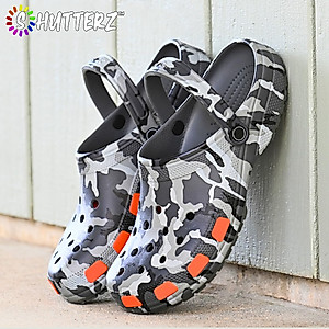 SHUTTERZ (BLACK 14 Pack Colored Charms, Compatible with Classic Crocs, Functional Charms for Girls, Boys, Kids, Teens, Men, Women