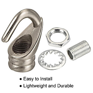 Tool parts Alloy Ceiling Hook Accessories 23mmx31mm for Ceiling Pendant Light Plate Nickel