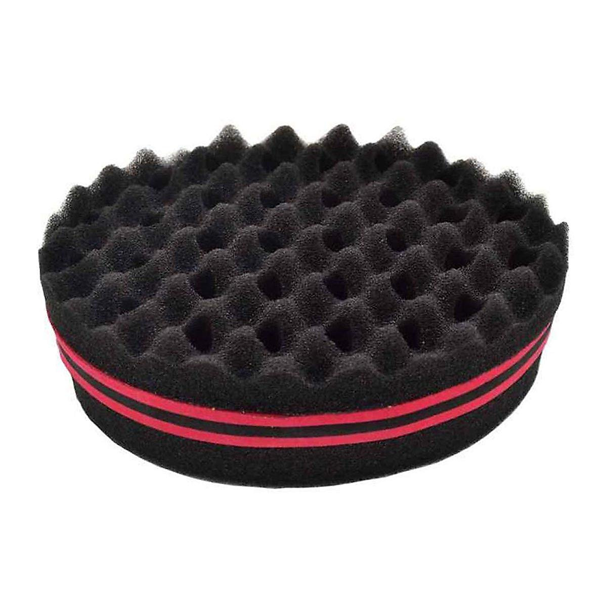 4 Pcs Small Holes Hair Twist Sponge, Barber Curl Sponge Brushes for Dreads Locking Afro Curl Coil Comb Care Tool