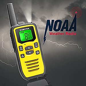 Profressional Walkie Talkies for Adults, Rechargeable Two Way Radios Long Range, 36 Channels 2 Way Emergency Radio with NOAA Weather Alert, Survival Gear and Equipment for Camping Hunting Hiking