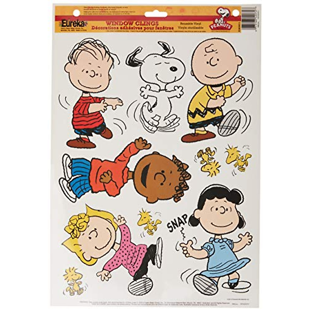 Eureka Peanuts Classic Characters Clings