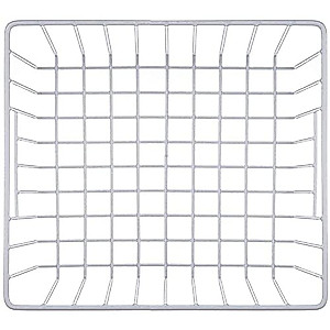 Redrubbit Deep Refrigerator Freezer Baskets, Wire Storage Basket Bins Organizer Large Household with Handles for Kitchen, Pantry, Freezer, Cabinet, Closets, Set of 6, White