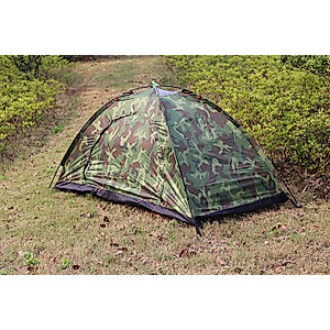 Sutekus Single Tent Camouflage Patterns Camping Tent One Person Tent for Camping Hiking 【Outdoor Equipment】