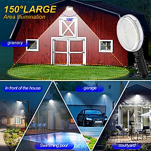 LED Barn Light, Dusk to Dawn Outdoor Lighting, Area Street Light with 150° Adjustable Install Angle, 150W 20000LM 6500K Daylight IP65 Waterproof Barn Lights for Farmhouse Barns Warehouse Yard -1Pack