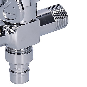 Double Use Tap Water Tap, G1/2 Male Thread Faucet Stainless Steel Double-Use Water Tap, Water Saving Faucet for Washing Machines Garden Irrigation Supplies