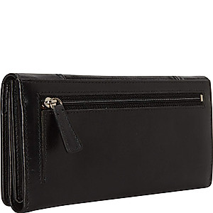 Mancini Leather Goods RFID Secure Trifold Wallet (Cognac)