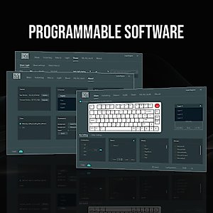 EPOMAKER TH80 Pro Wireless Barebones Keyboard Kit, 75% Hot Swap Mechanical Keyboard Kit, Bluetooth 5.0/2.4GHz/Wired RGB Gaming Keyboard, South-Facing LEDs for Win/Mac/PS5/PS4/Xbox (Black)