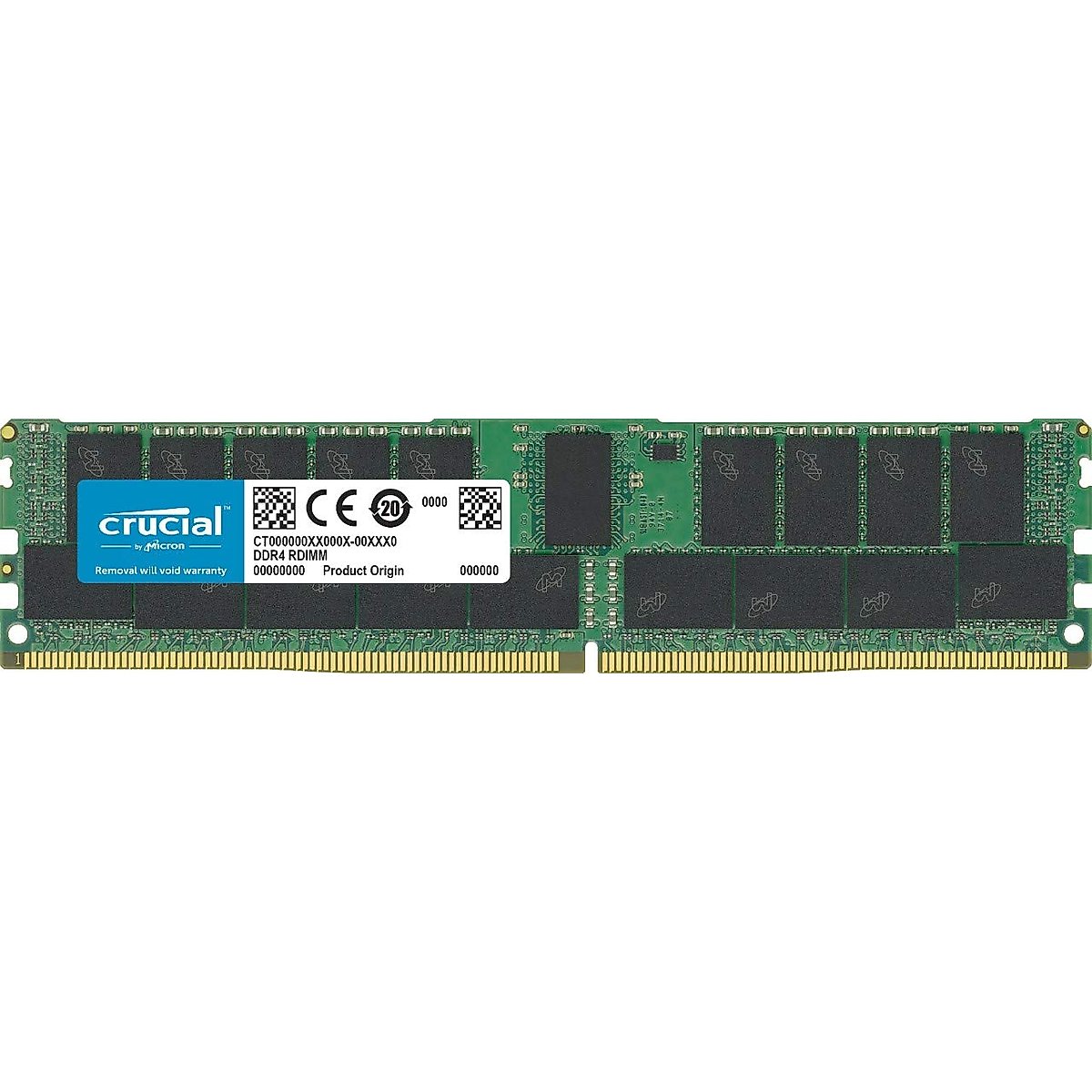Crucial DDR4-2933 32GB/4Gx72 ECC/Reg CL21 Server Memory CT32G4RFD4293